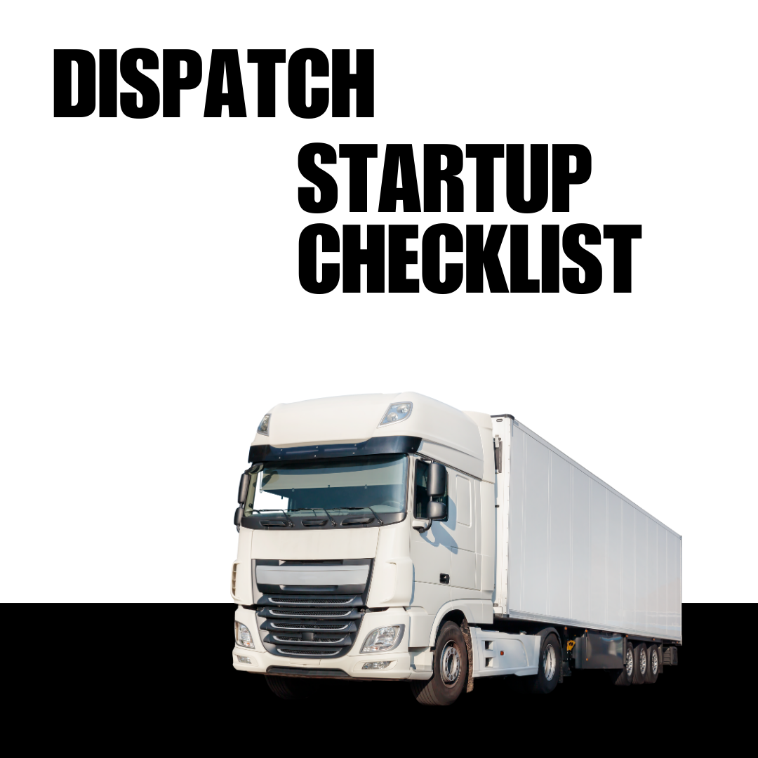Dispatch Startup Checklist | THE BIZ HIVE